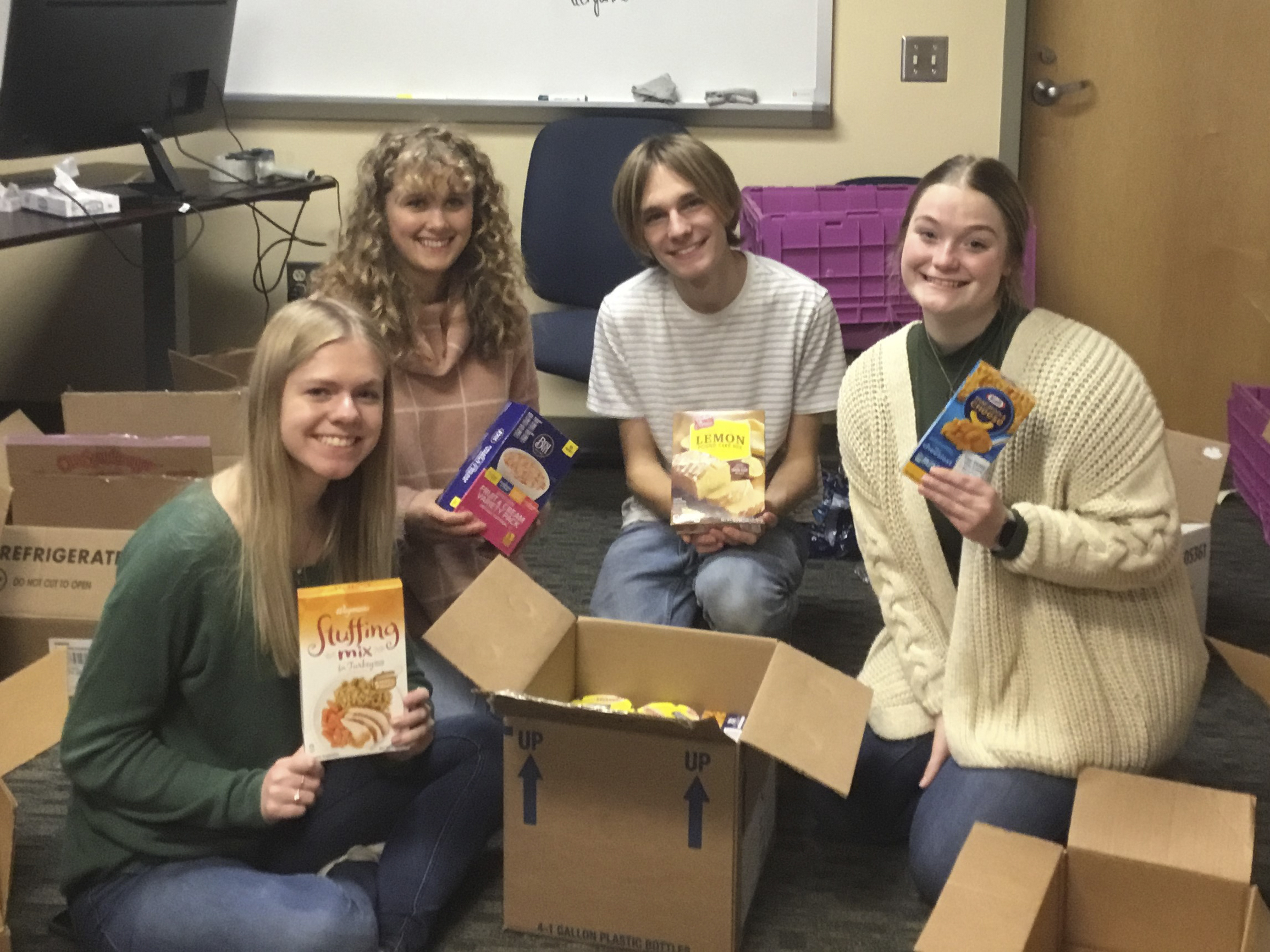 Students coordinate food drive to benefit local families | News, Sports ...